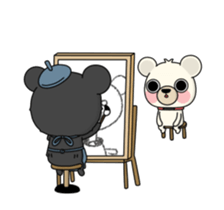 Three bear storys 'school story' by EomJi sticker #15904444