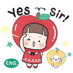 Little Apple & Meow Pear (Eng.) - line2me