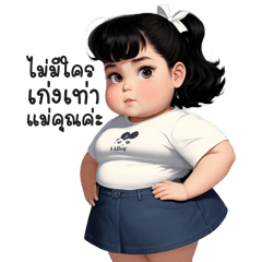 สาวอวบ ปากร้าย ใจดี น่ารัก - line2me