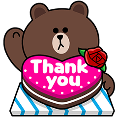 Thank You! LINE Characters - Official Stickers