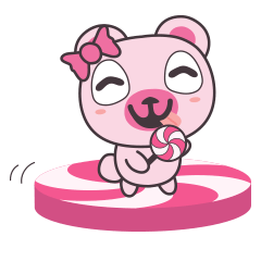 Beary Pink the Bear by Francis Gading