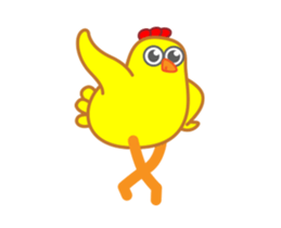 Dancing Yellow Chicken | Yabe-LINE貼圖代購 | 台灣No.1，最便宜高效率的代購網