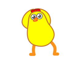 Dancing Yellow Chicken | Yabe-LINE貼圖代購 | 台灣No.1，最便宜高效率的代購網