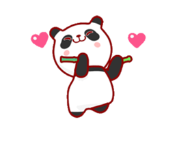 CUTE PANDA "PUPU" ( Japanese Version ) | Yabe-LINE貼圖代購 | 台灣No.1，最便宜高效率的代購網