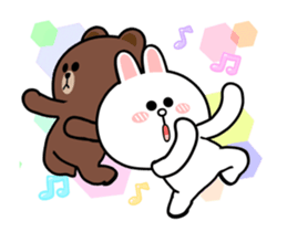 HyperRabbit x BROWN & FRIENDS :5 | Yabe-LINE貼圖代購 | 台灣No.1，最便宜高效率的代購網