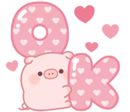 puni puni Pig POPUP -LOVE- | Yabe-LINE貼圖代購 | 台灣No.1，最便宜高效率的代購網