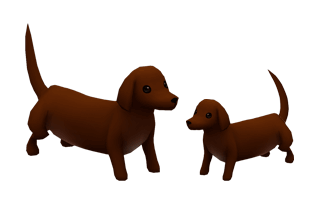 Cute 3D animated Sausage Dog | Yabe-LINE貼圖代購 | 台灣No.1，最便宜高效率的代購網