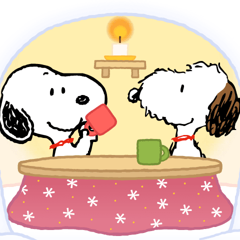 【日文】Snoopy Cute Grown-Up New Year's Cards | Yabe-LINE貼圖代購 | 台灣No.1，最便宜 ...